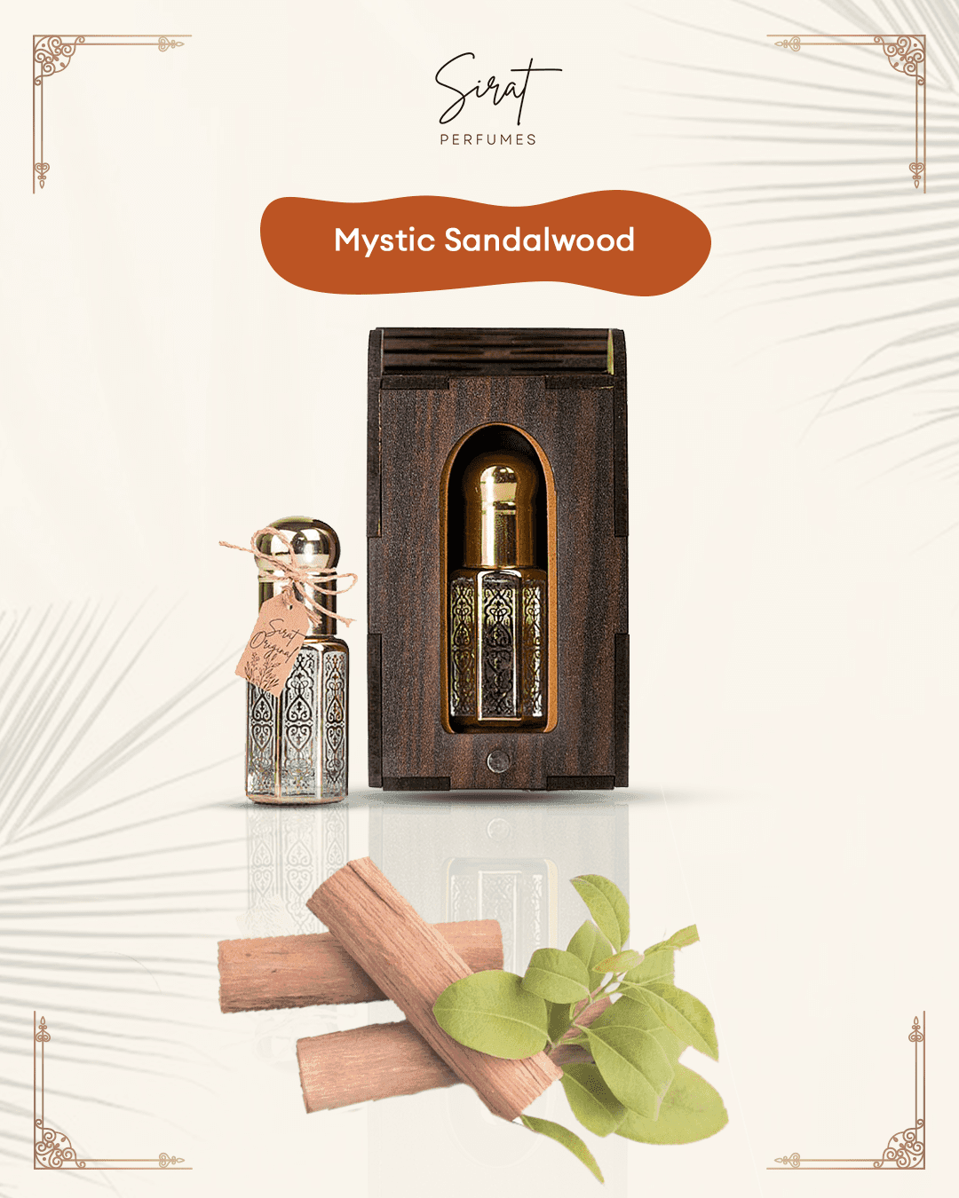 Mystic Sandalwood Premium Roll-On Attar - Sirat Perfumes
